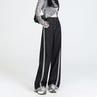 Klevy - High Waist Two Tone Panel Wide Leg Jeans (Various Designs ...