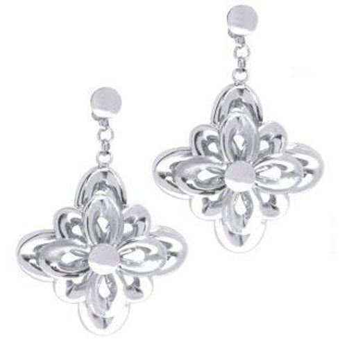 Keleo - 18K White Gold Earrings | YesStyle