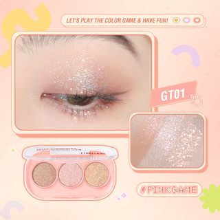 Buy PINKFLASH - 3 Pan Eyeshadow - GT01 in Bulk | AsianBeautyWholesale.com