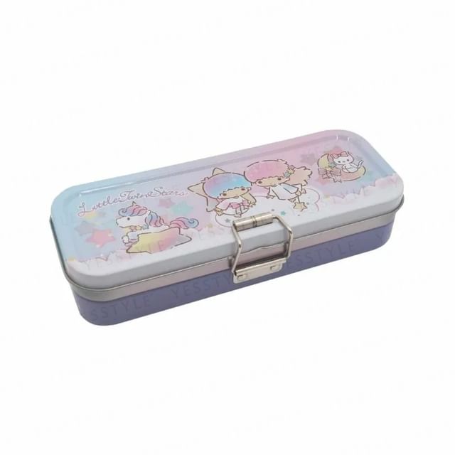 Daniel & Co. - Sanrio Little Twin Stars Triple Deck Tin Pen Case | YesStyle