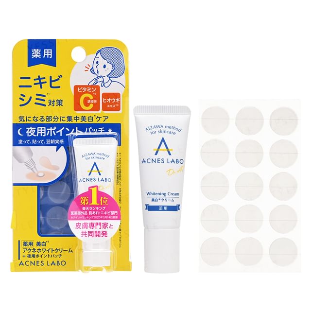 NatureLab - Acnes Labo Whitening Acne Cream With Special Patch | YesStyle