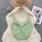 Lucuna - Plain Crop Bustier Top | YesStyle