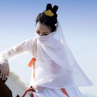 Fenix - Traditional Chinese Chiffon Face Veil | YesStyle
