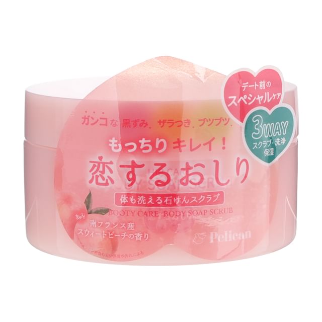 Pelican Soap - Hip Care Body Soap Scrub Sweet Peach | YesStyle