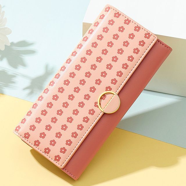 Taomicmic - Floral Flap Long Wallet | YesStyle
