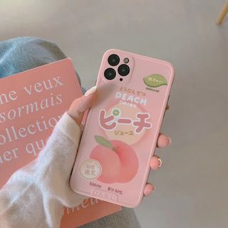 Vachie - Peach Print Phone Case - iPhone 11 Pro Max / 11 Pro / 11 / XS ...
