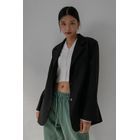 SIMPLY MOOD - Single-Breasted Boyfriend Blazer | YesStyle