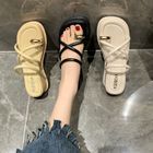 Vindler - Toe Loop Platform Wedge Heel Slide Sandals | YesStyle