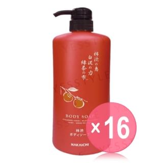 Buy NAKAICHI - Liquid Body Soap Persimmon Tannin & White Clay (x16) (Bulk Box) in Bulk ...