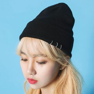 INKLEE - Hoop-Accent Beanie | YesStyle