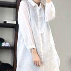 ZIMO - Plain Long Shirt | YesStyle