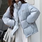 Luna Rouge - Label Applique Padded Zip Jacket | YesStyle