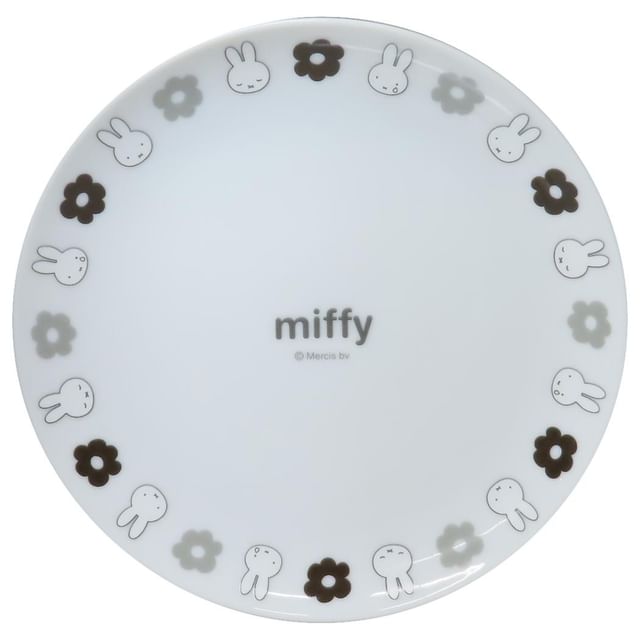 Alpha Collection - MIFFY Ceramic Plate (Monochrome) | YesStyle