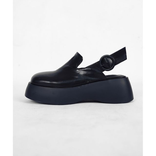 SIMPLY MOOD - Slingback Wedge Clog Shoes | YesStyle