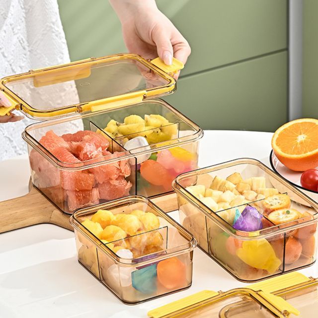 itoyoko - Divided Plastic Food Container (Various Designs) / Set | YesStyle