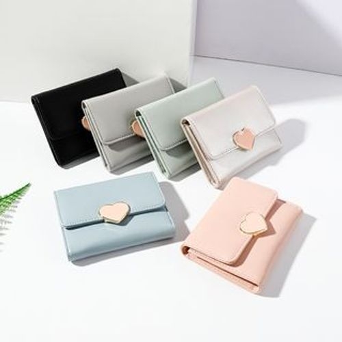 Taomicmic - Heart-Detailed Trifold Wallet | YesStyle