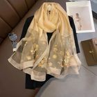 Frior - Floral Embroidered Mesh Shawl | YesStyle