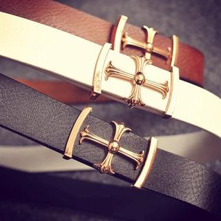 Streetstar - Genuine-Leather Metal Accent Belt | YesStyle