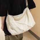 I.O.U - Plain Canvas Messenger Bag | YesStyle