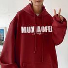 POSI - Lettering Print Oversized Hoodie | YesStyle