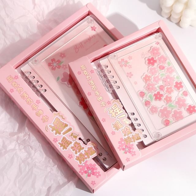 NEJA - Acrylic A5 / A7 Loose Leaf Notebook (Various Designs) | YesStyle