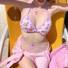 Honolulu - Halter Floral Bikini Set | YesStyle