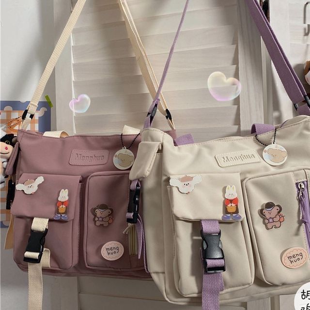 Anchara - Buckled Crossbody Bag | YesStyle