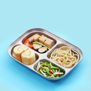 Worthbuy - Stainless Steel Divided Lunch Box | YesStyle