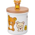 Skater - Rilakkuma Enamel Canister 750ml with Wooden Lid | YesStyle