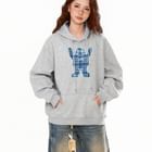 Dute - Cartoon Applique Hoodie | YesStyle