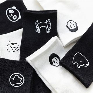 QUICKSOOX - Rubberized Cartoon Socks | YesStyle