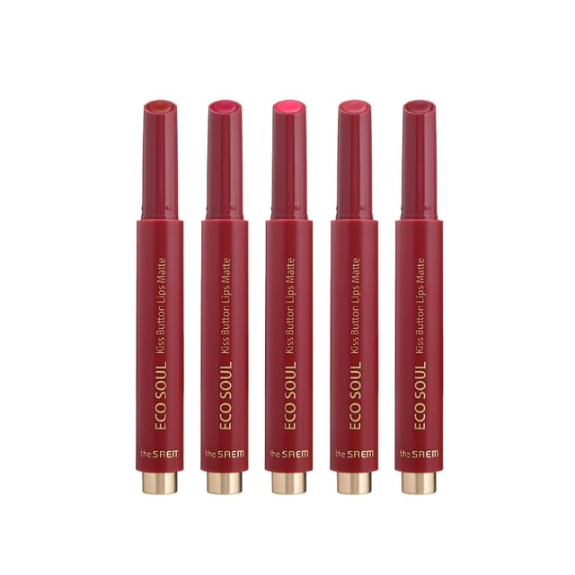 The Saem - Eco Soul Kiss Button Lips Matte - 5 Colors | YesStyle