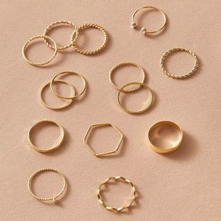 Yongge - Set of 14: Alloy Ring (assorted designs) | YesStyle