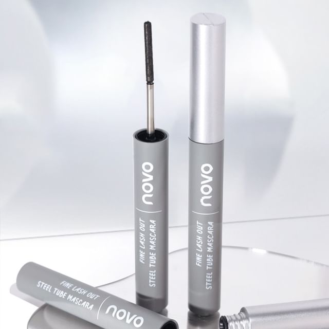 NOVO - Fine Lash Out Steel Tube Mascara - 2 Colors | YesStyle