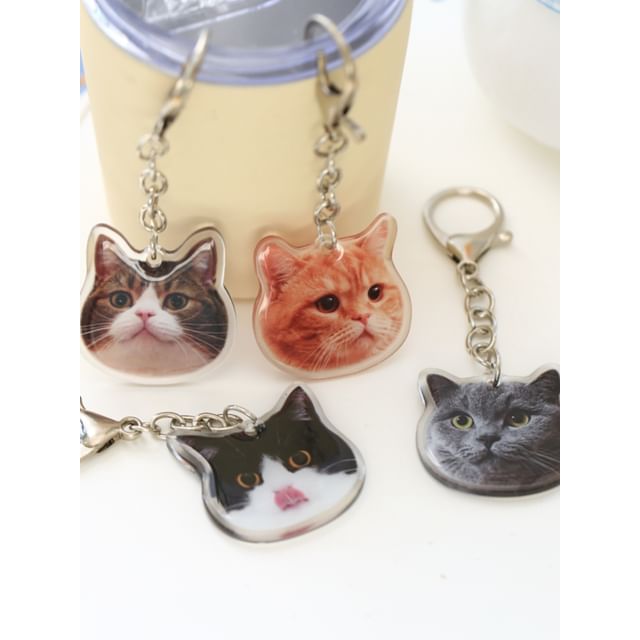 Monez - Cat Acrylic Keychain (Various Designs) | YesStyle