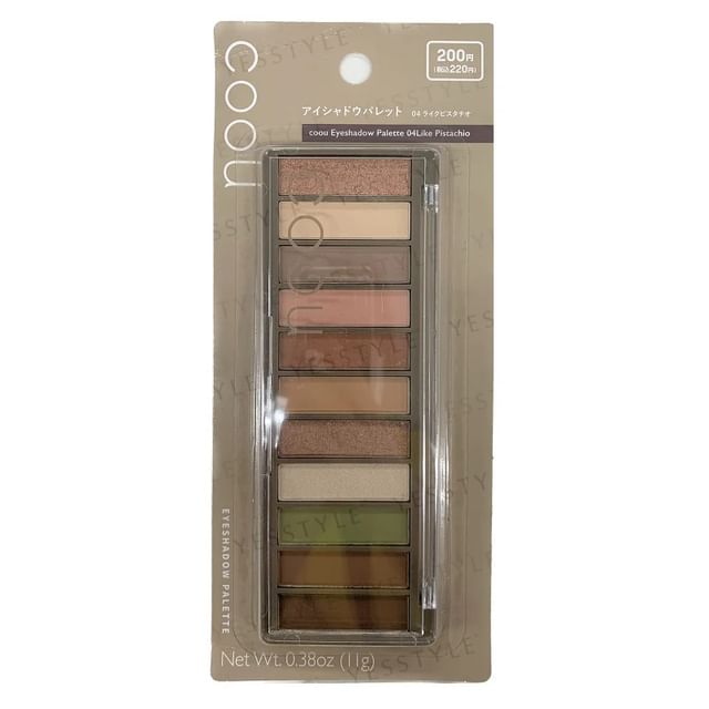 DAISO - coou Eyeshadow Palette 04 Like Pistachio | YesStyle