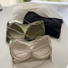 camikiss - Plain Padded Open Back Tube Top | YesStyle