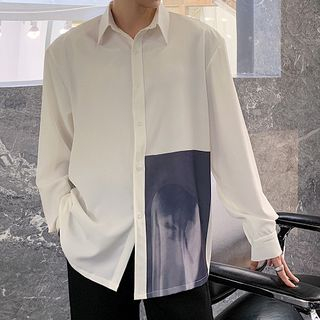 Bjorn - Print Panel Shirt | YesStyle