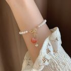 Agape - Peach Freshwater Pearl Bracelet | YesStyle