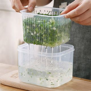 Popcorn - Plastic Food Container with Removeable Strainer | YesStyle