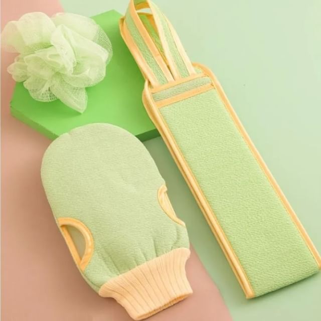 Porcini - Set of 3: Body Scrub Mitt / Shower Ball / Set (various ...