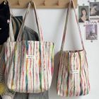 kissogram - Striped Shopper Bag | YesStyle