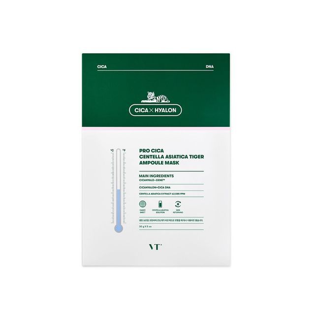 VT - Pro Cica Centella Asiatica Tiger Ampoule Mask Set | YesStyle