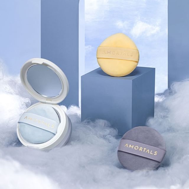 AMORTALS - Nebula Loose Powder Puff Set - 2 Types | YesStyle