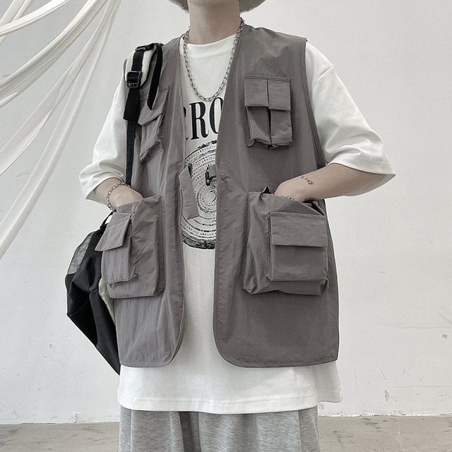 Cowpow - Buckled Cargo Vest | YesStyle