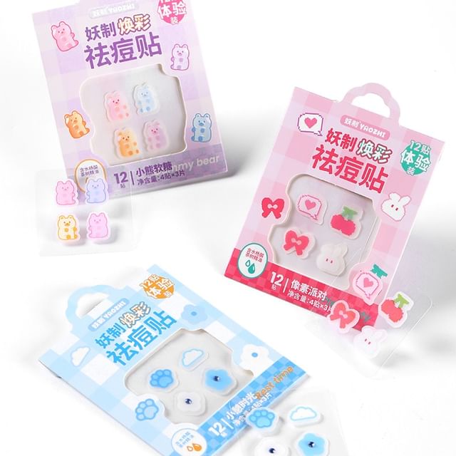 YAOZHI - Cute Radiance Acne Pimple Patch (Trial Size) 3 Types | YesStyle