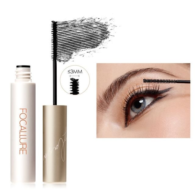 FOCALLURE - Longlash Waterproof Mascara 3mm Micro Brush- 2 Colors ...