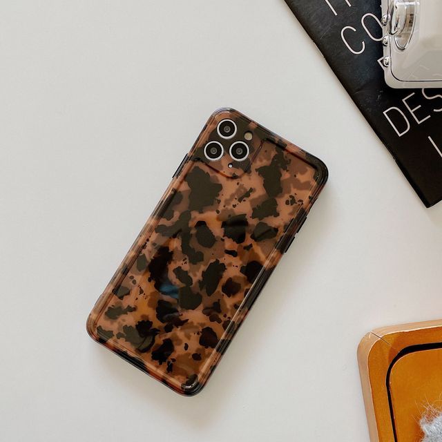 Vachie - Leopard Print Phone Case - iPhone 12 Pro Max / 12 Pro / 12 / ...