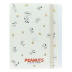TANBAYA - PEANUTS SNOOPY AMERICAN TASTE 10 Clear file with rubber band 5P A4 Sized (Ivory ...