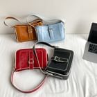 FAYLE - Faux Leather Buckled Shoulder Bag | YesStyle